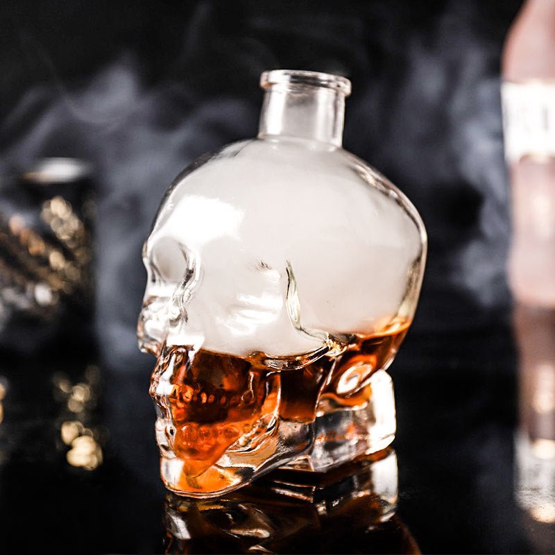 Glass Skull Shaped Decanter – VeryWhiskey